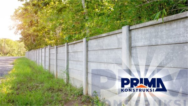 Ukuran dan Cara Pemasangan Pagar Panel Beton Precast