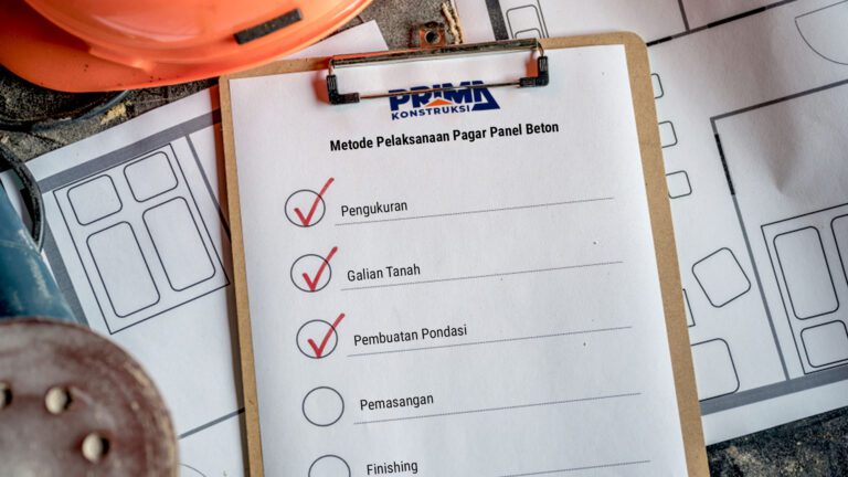 Ukuran dan Cara Pemasangan Pagar Panel Beton Precast