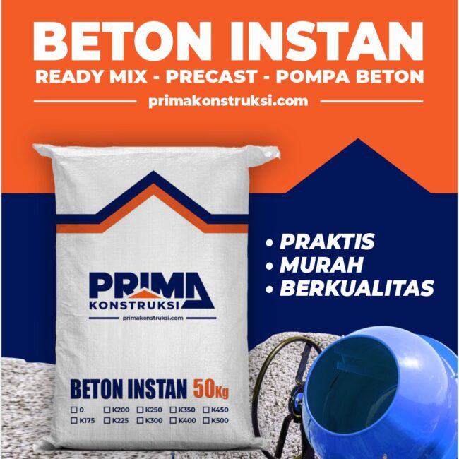 Harga Beton Instan Per Sak 2026 - Prima Konstruski